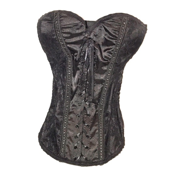 custom | Other | Custom Made Bustier In Black Lace | Poshmark